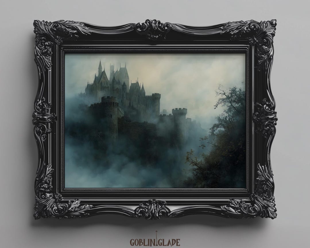 Camelot Wall Art Print - King Arthur Painting - Medieval Castle Fantasy ...