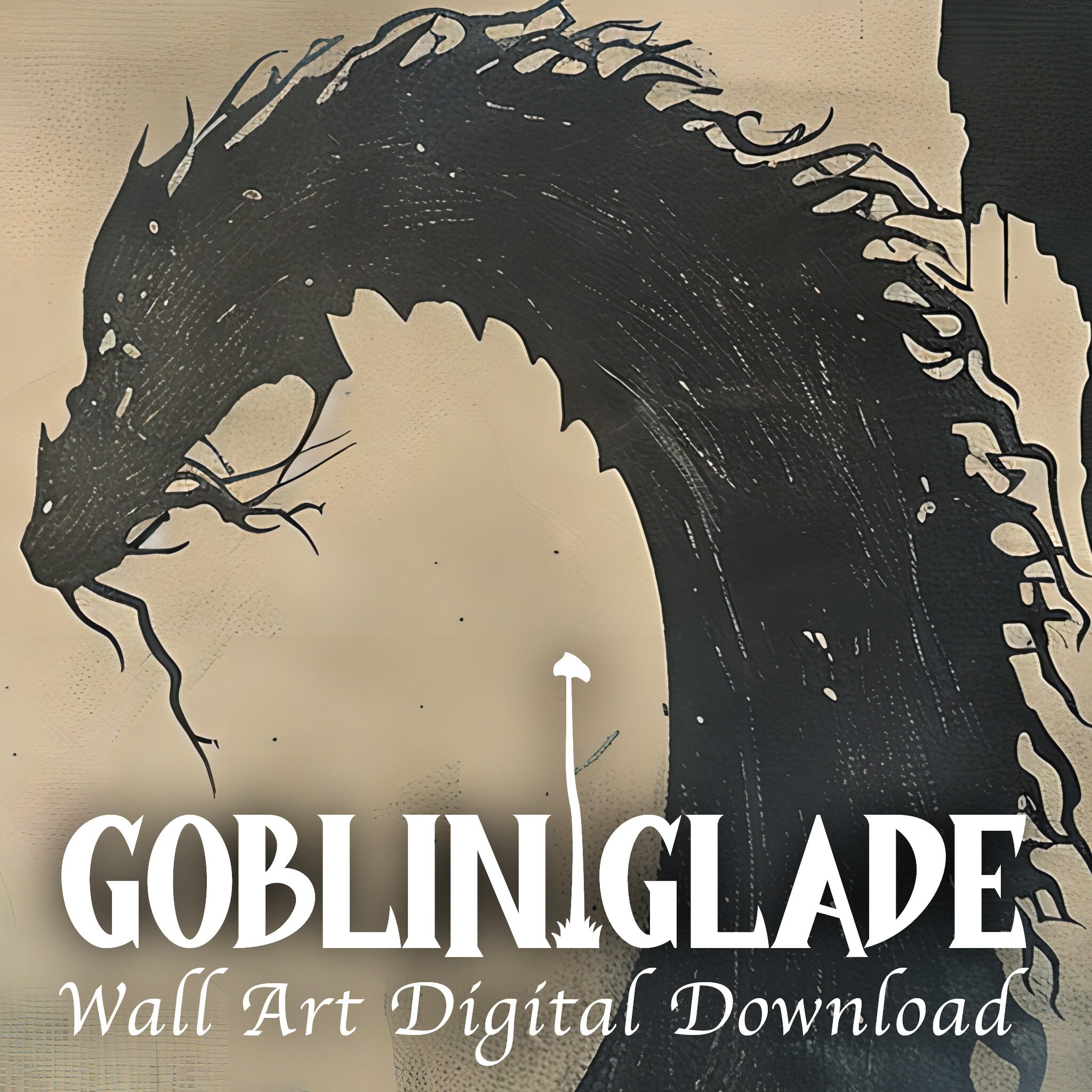 World Serpent Wall Art Printable Folklore Norse Mythology Painting ...