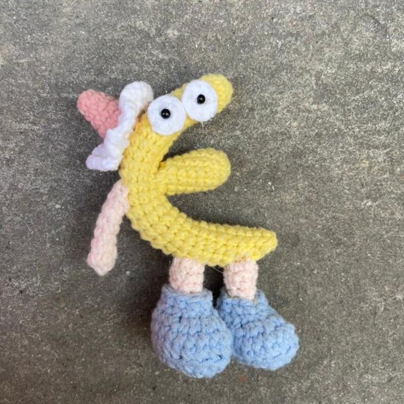 Crochet PDF Pattern, Alphabet Keychain Crochet Pattern, Alphabet ...