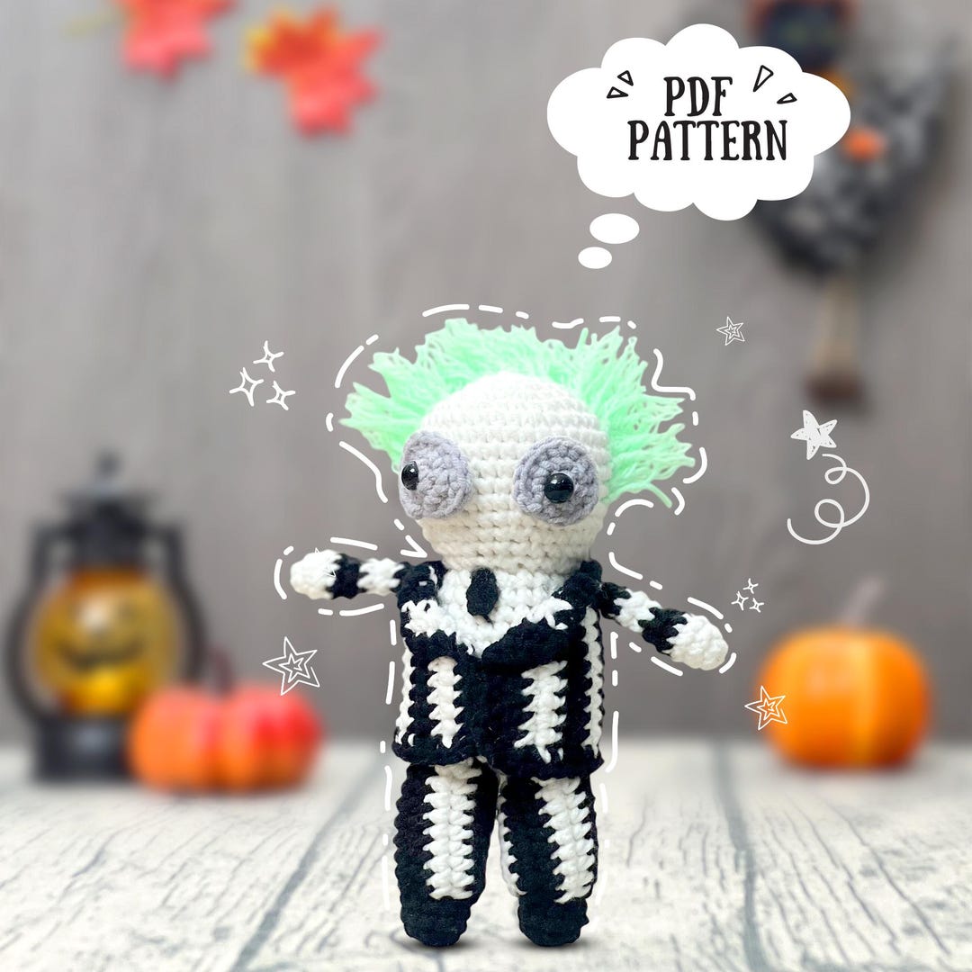 Halloween Crochet Pattern, Movie Monster Amigurumi Pattern, Crochet PDF ...