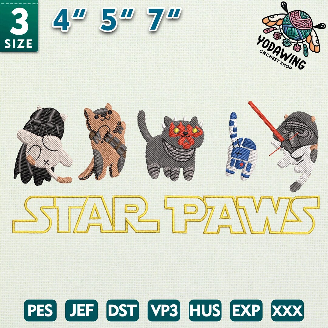 Movie Cartoon Embroidery Design, Cute Hero Paws Embroidery Design, Hero ...