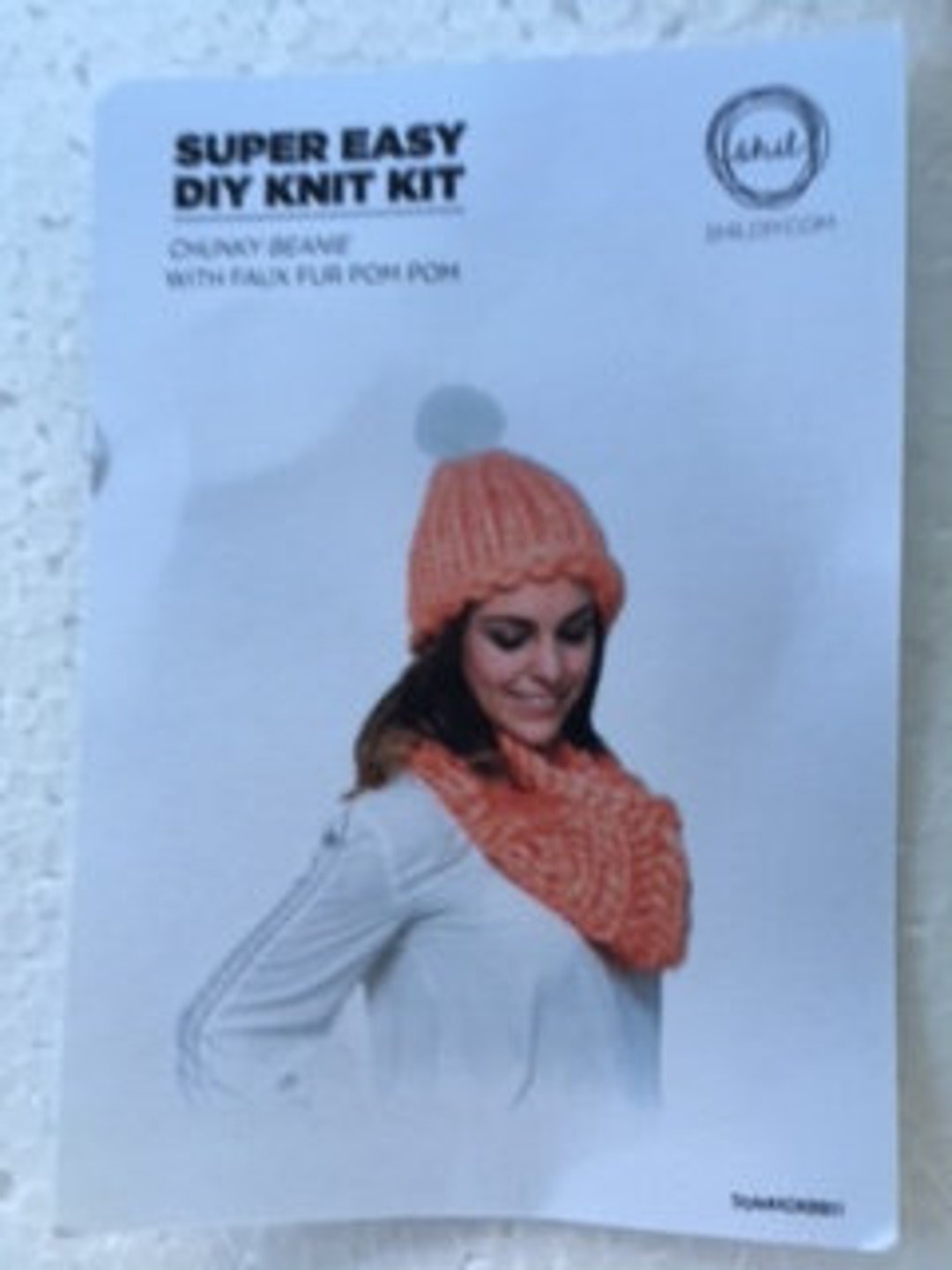 Super Easy DIY Knit Hat Kit - Etsy