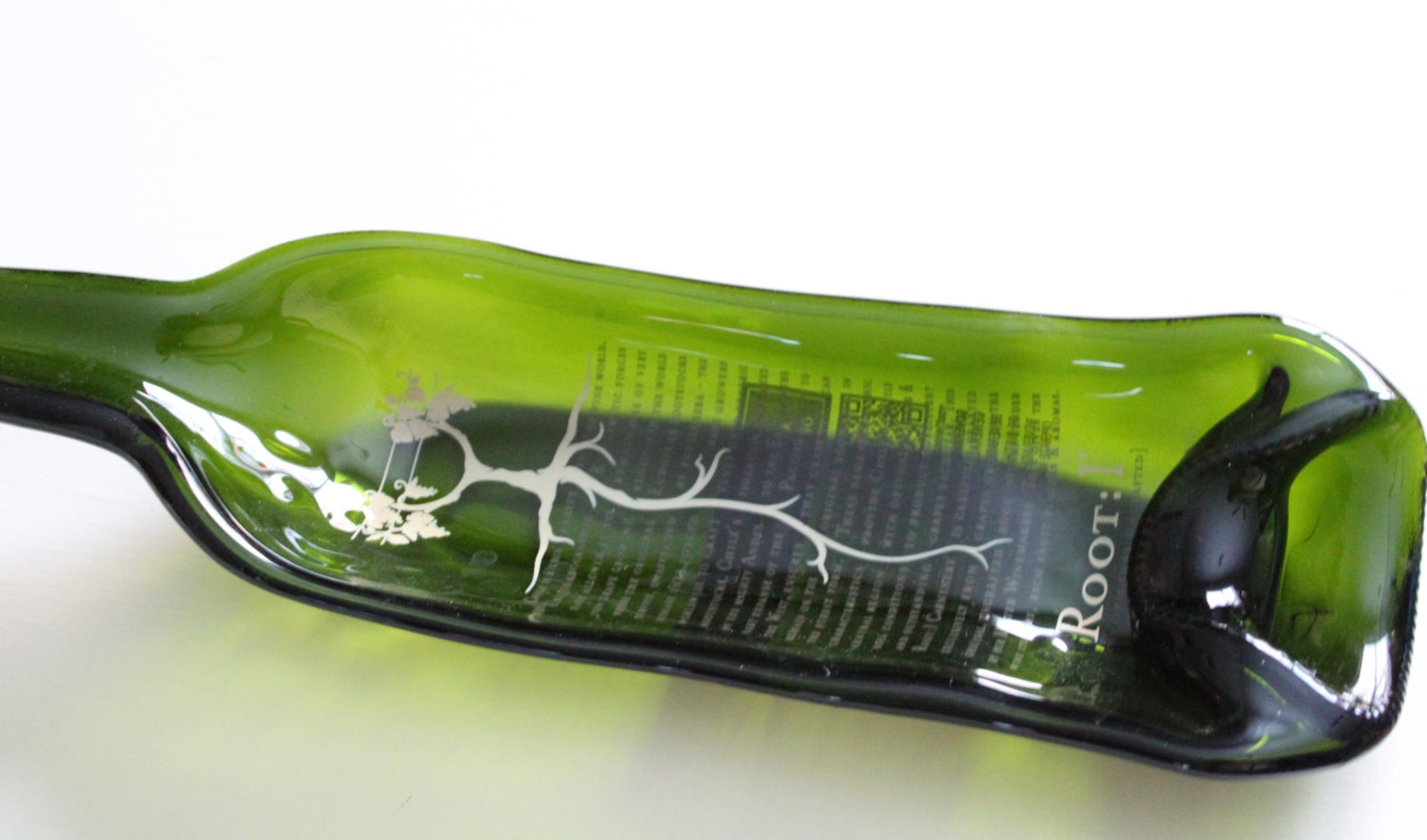 Root 1 Carmenere Wine Bottle Bowl Dip Bowl Cheese Plate - Etsy