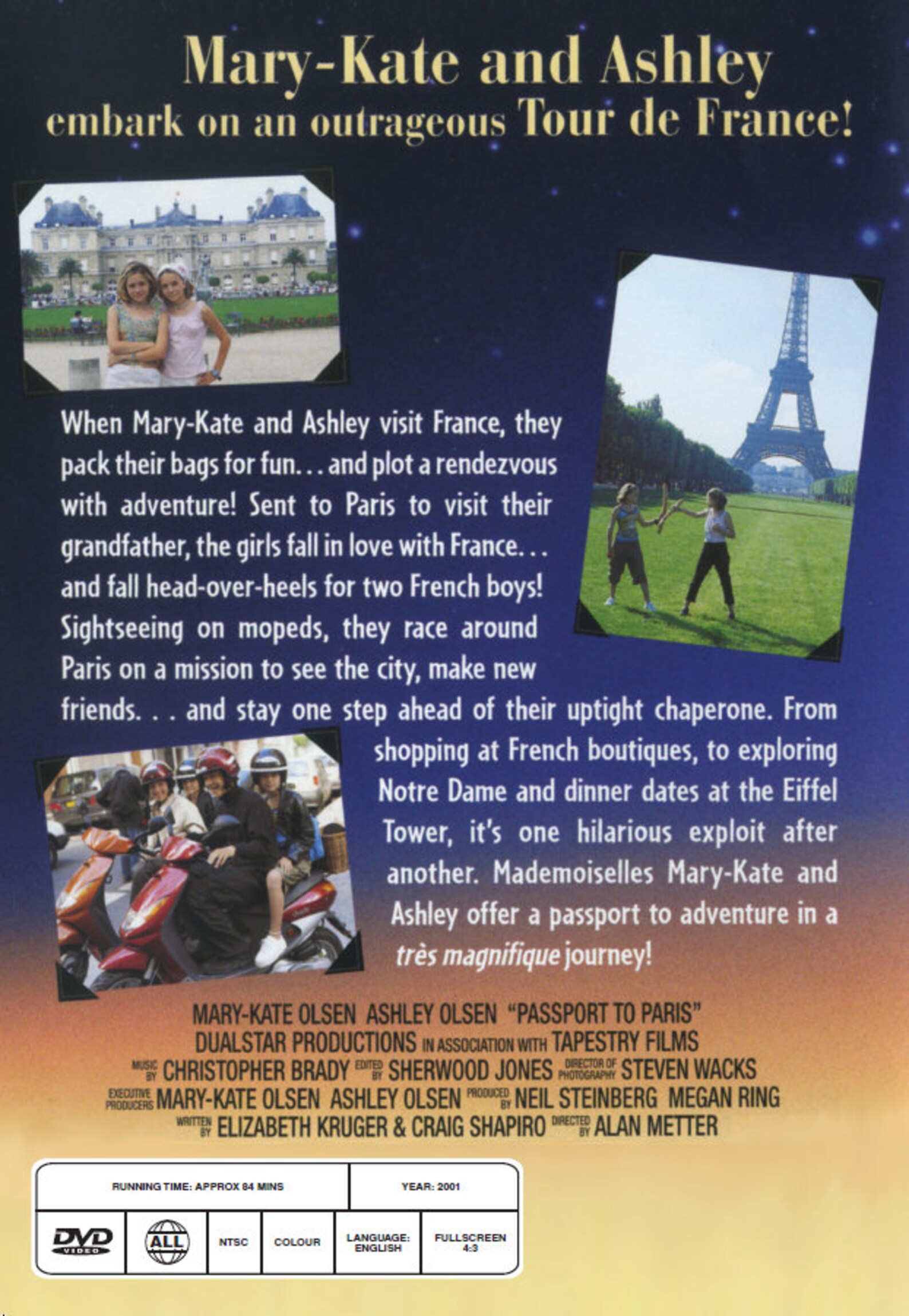 Passport to Paris DVD, Olsen Twins - Etsy