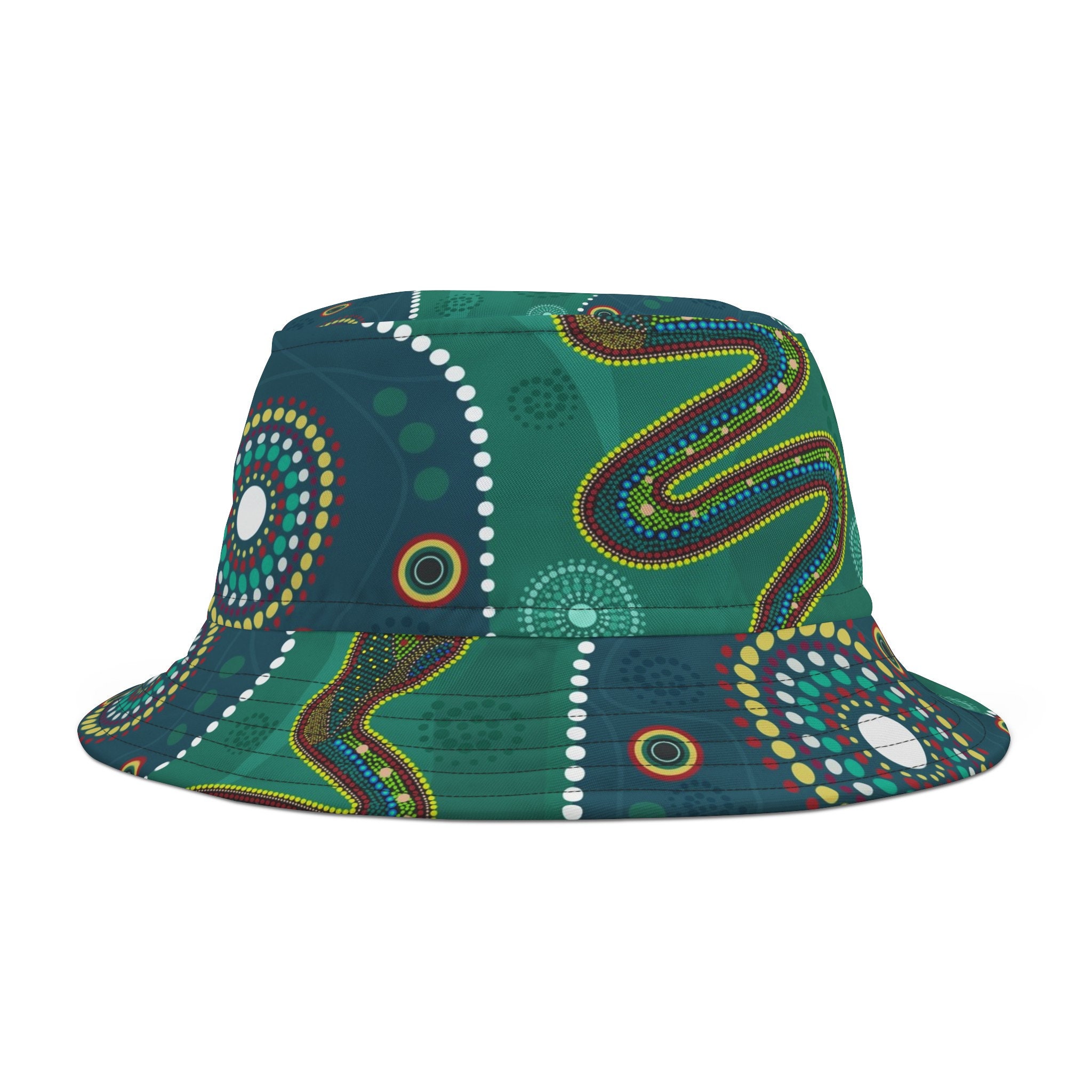 Aboriginal Art Bucket Hat / Aboriginal Art / Bucket Hat - Etsy