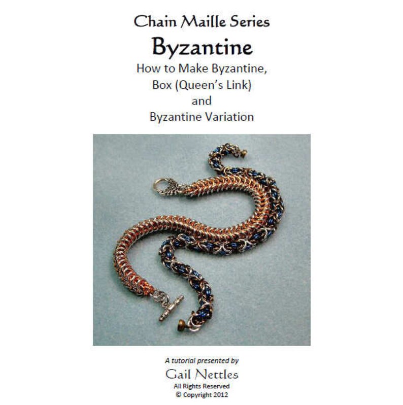 Chain Maille Tutorial - Byzantine and Box Weaves / Patterns - Etsy
