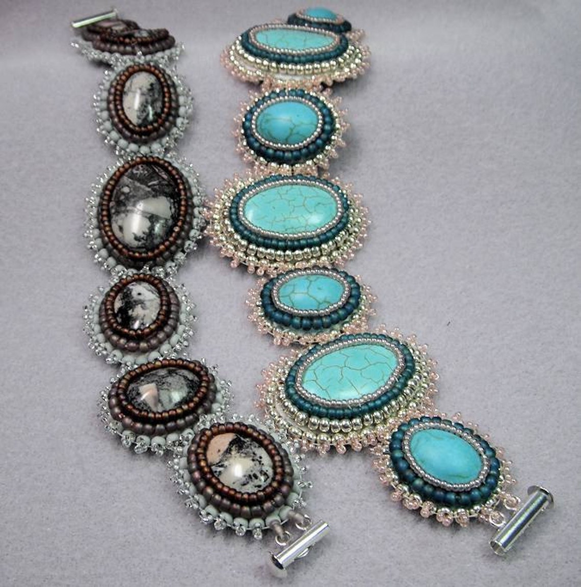 Bead Embroidery Bracelet / Cuff Tutorial Ebook - Etsy