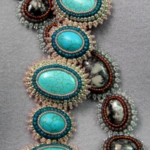 Bead Embroidery Bracelet / Cuff Tutorial Ebook - Etsy