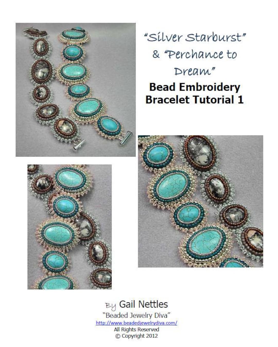 Bead Embroidery Bracelet / Cuff Tutorial Ebook - Etsy