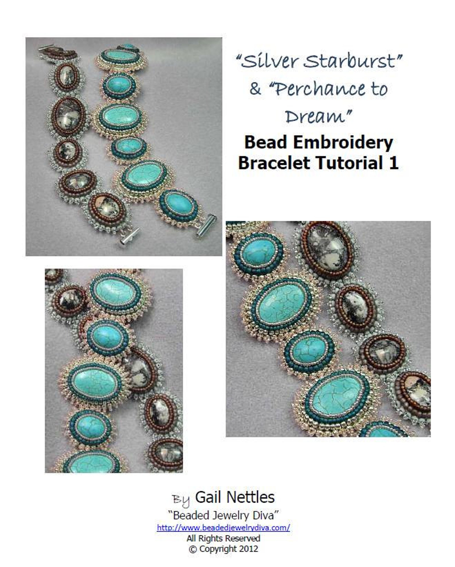 Bead Embroidery Bracelet / Cuff Tutorial Ebook - Etsy