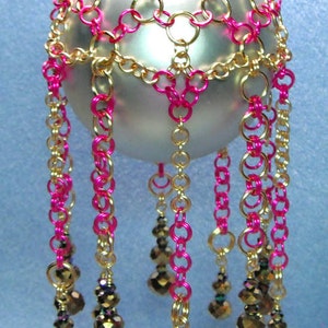 Chain Maille Tutorial - Chain Maille Ornament Covers 1 - Etsy