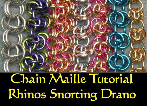 Chain Maille Tutorial Rhinos Snorting Drano, Barrel and Rhinos Shaken ...
