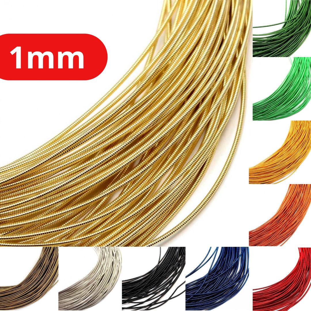 1mm Wavy Jewelry Cord for Creative Embroidery and DIY French Designs ...