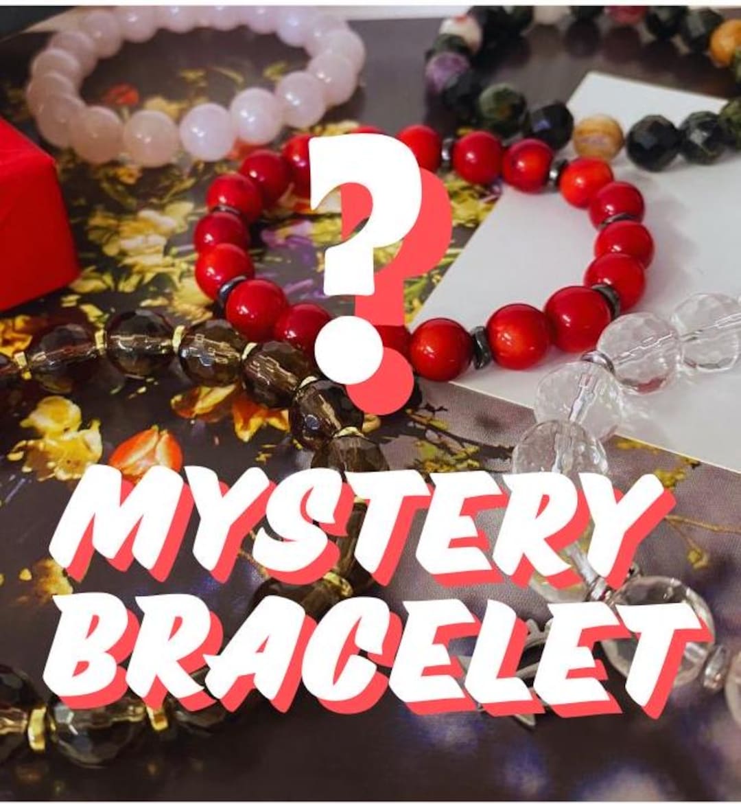 Bracelet Blind Box Gemstone Crystal Random Gift Mystery Crystal ...
