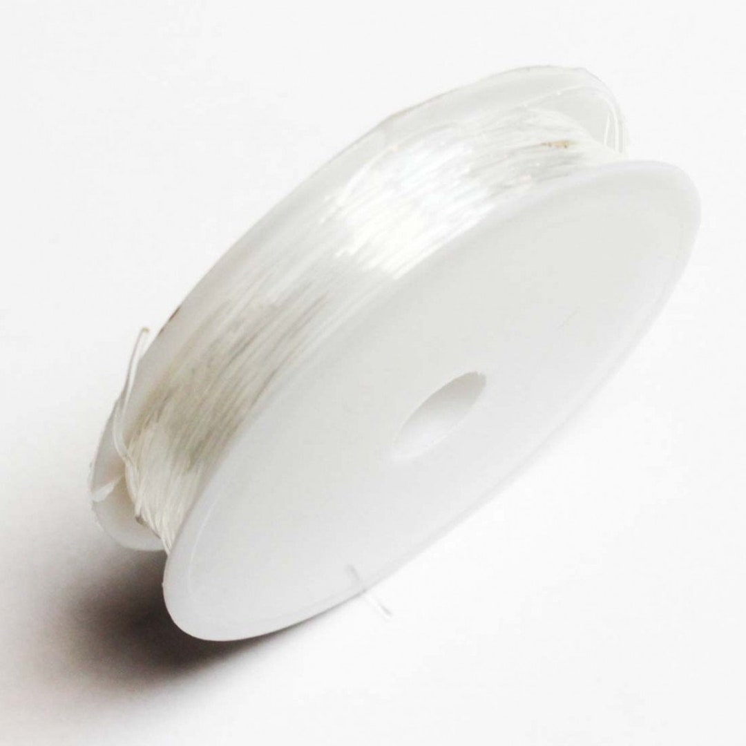 1mm, 0.8mm , 0.7mm Transparent Silicone Stretch Cord for Jewelry and ...