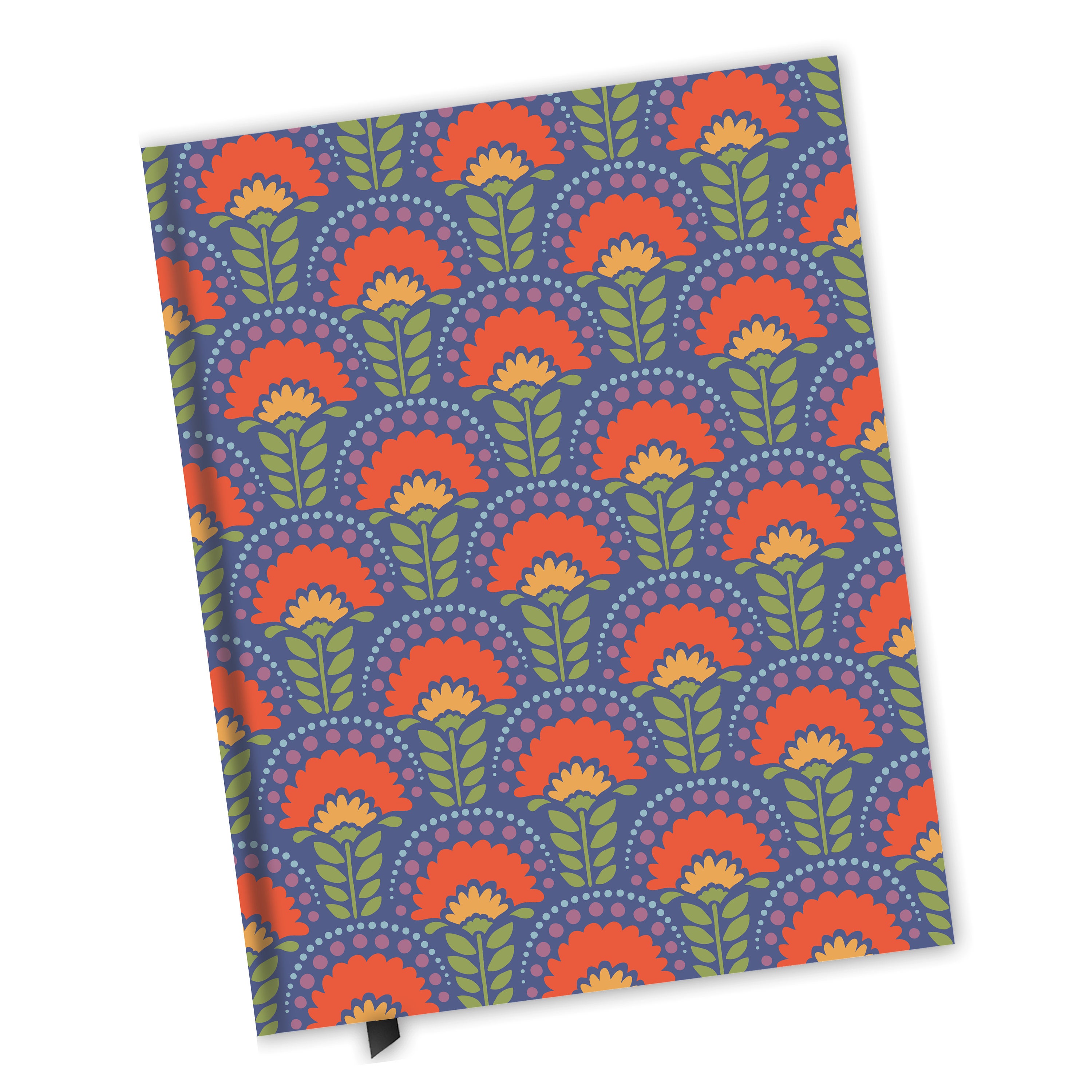 Blank Lined Journal - Flower Arches Pattern - Etsy