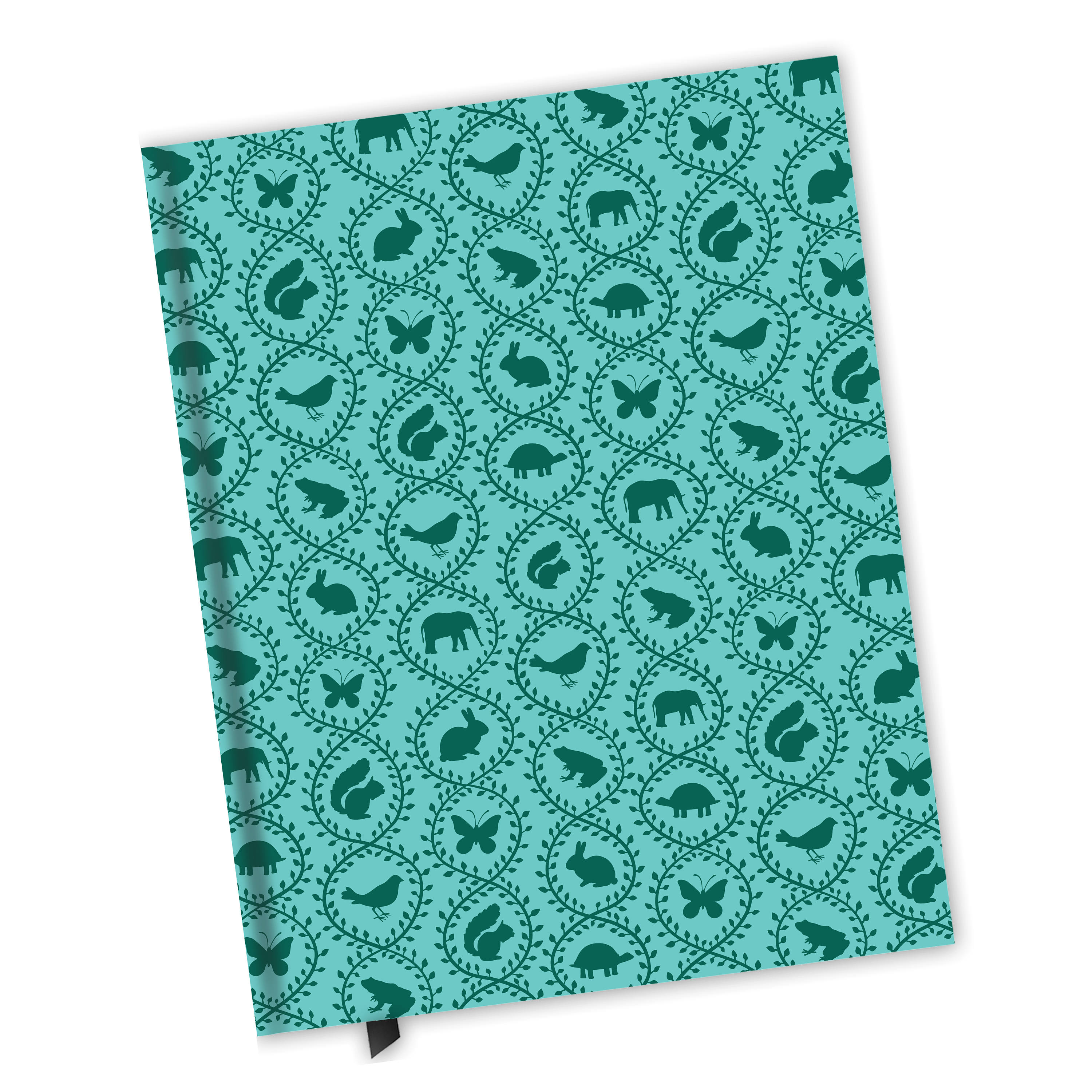 Blank Lined Journal - Animal Vines Pattern - Etsy