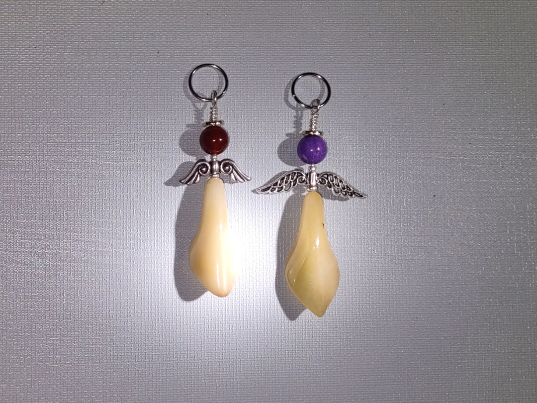 Gemstone Bead Angel Charm Angel Pendant Angel Ornament Angel Window ...