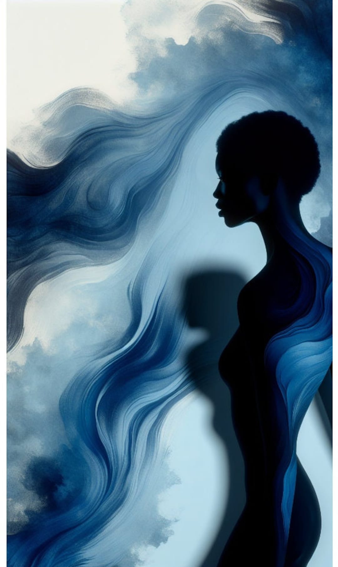 Blue Lady Series Resting Sprit - Etsy