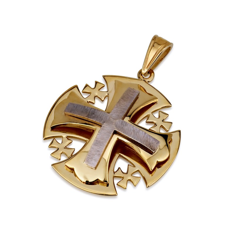 Jerusalem Cross Pendant - Etsy