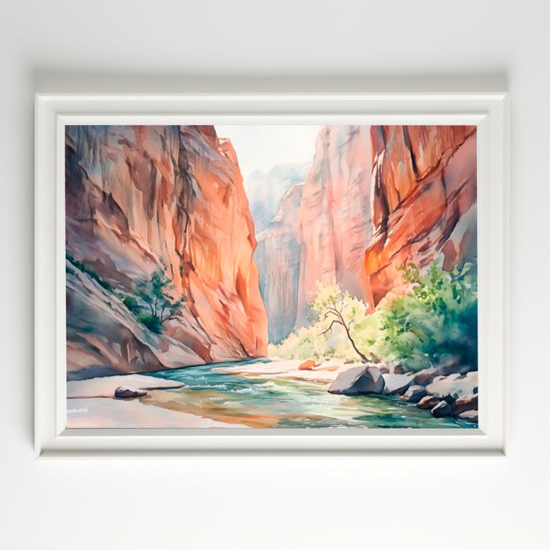River Artwork - Etsy