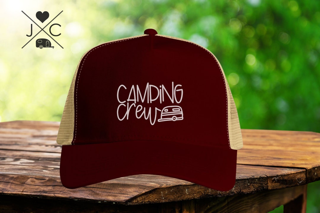 Cappy, Cap, Hat With Embroidery camping Crew Unisex, Gift for Campers ...