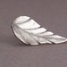 Forest Leaf - Tie Pin or Lapel Pin in Sterling Silver for Men and Women ...