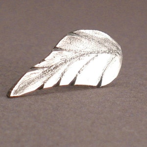 Forest Leaf - Tie Pin or Lapel Pin in Sterling Silver for Men and Women ...