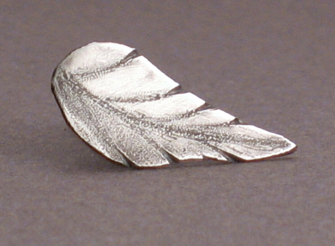 Forest Leaf - Tie Pin or Lapel Pin in Sterling Silver for Men and Women ...