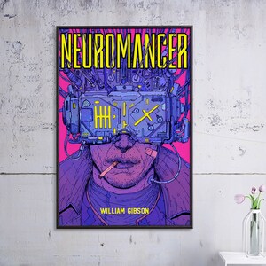 Neuromancer Movie Poster,high Quality Canvas Printing, Wall Art, Home ...
