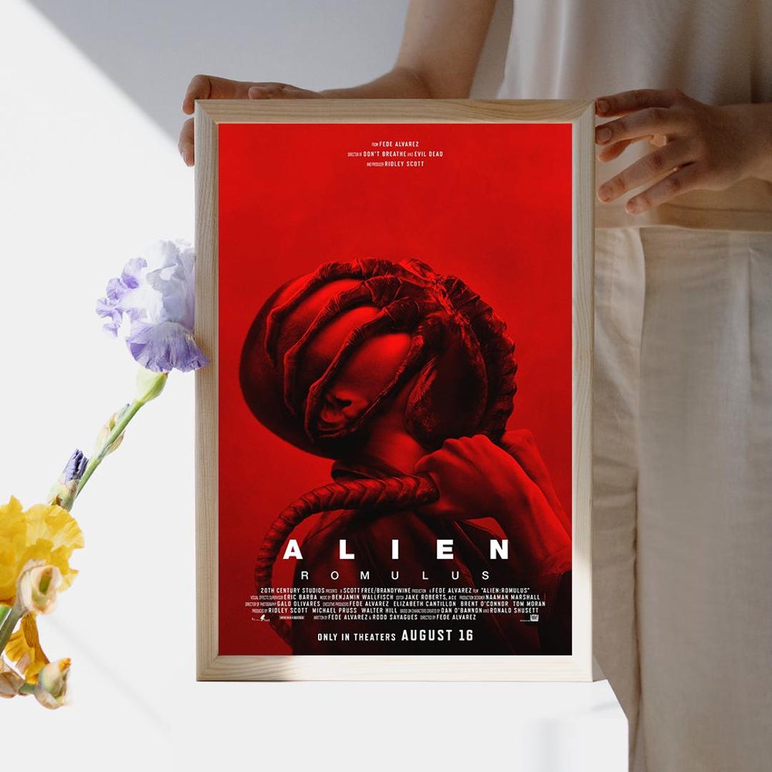 Alien Romulus Original Movie Poster, High Quality Canvas Printing, Wall ...