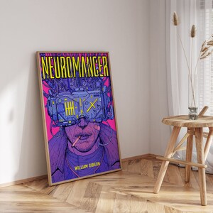 Neuromancer Movie Poster,high Quality Canvas Printing, Wall Art, Home ...