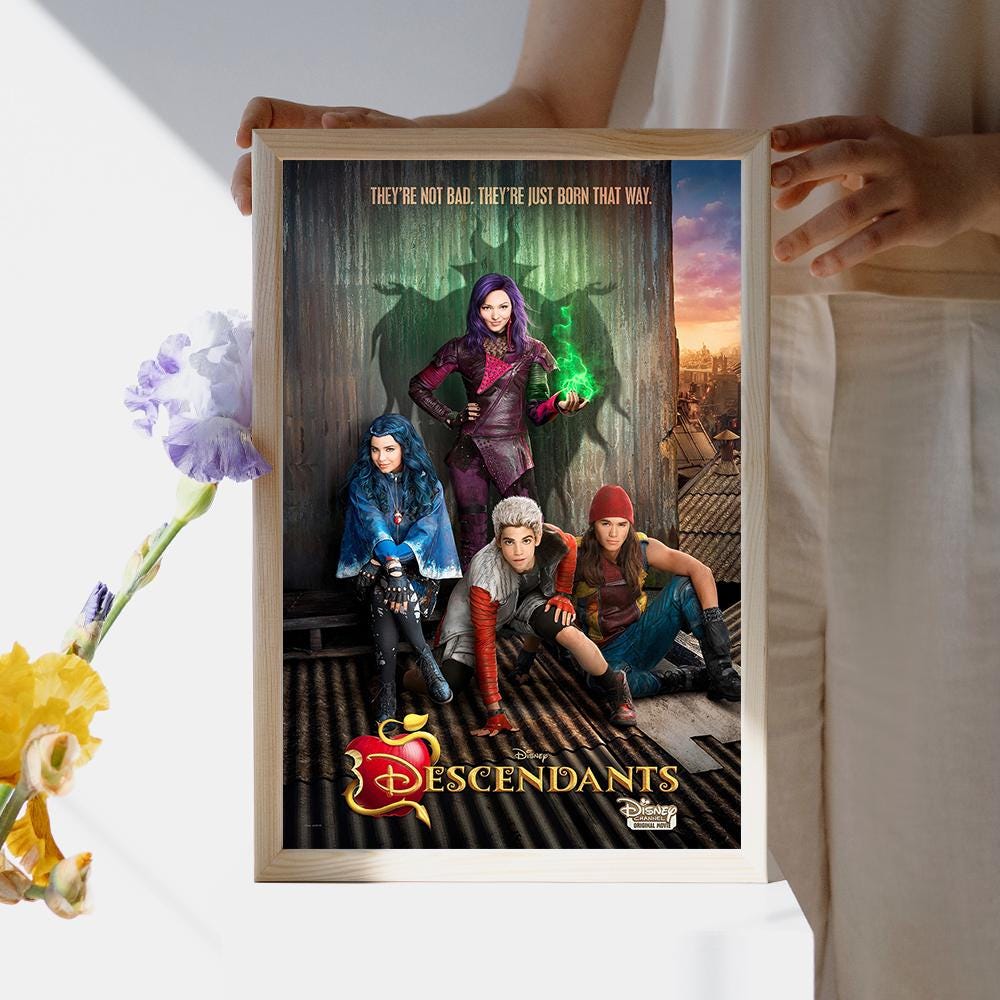 Descendants 3 Movie Poster,high Quality Canvas Printing, Wall Art, Home ...