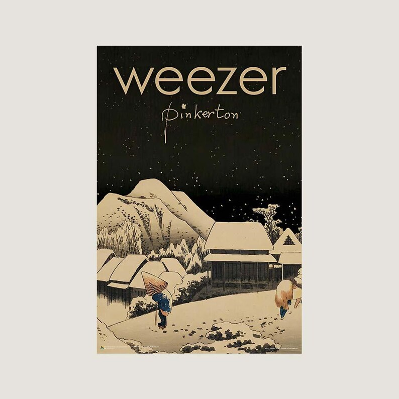 Weezer Pinkerton Poster, High Quality Canvas Print, Minimalist Poster ...