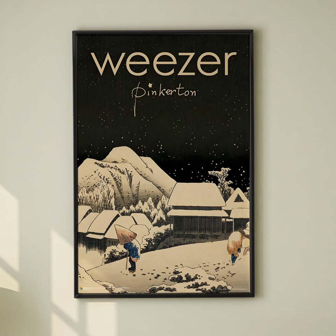Weezer Pinkerton Poster, High Quality Canvas Print, Minimalist Poster ...