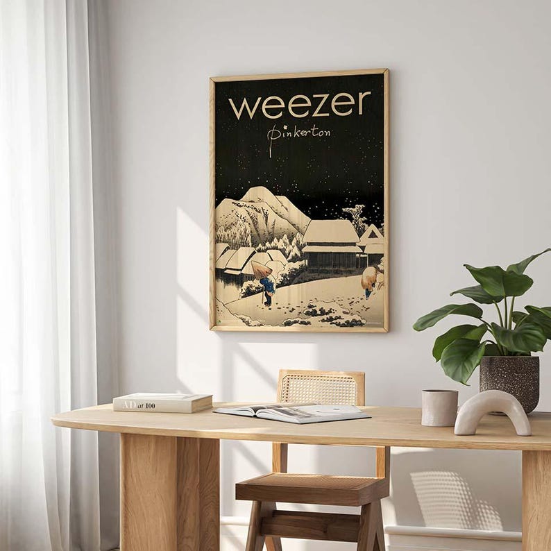 Weezer Pinkerton Poster, High Quality Canvas Print, Minimalist Poster ...