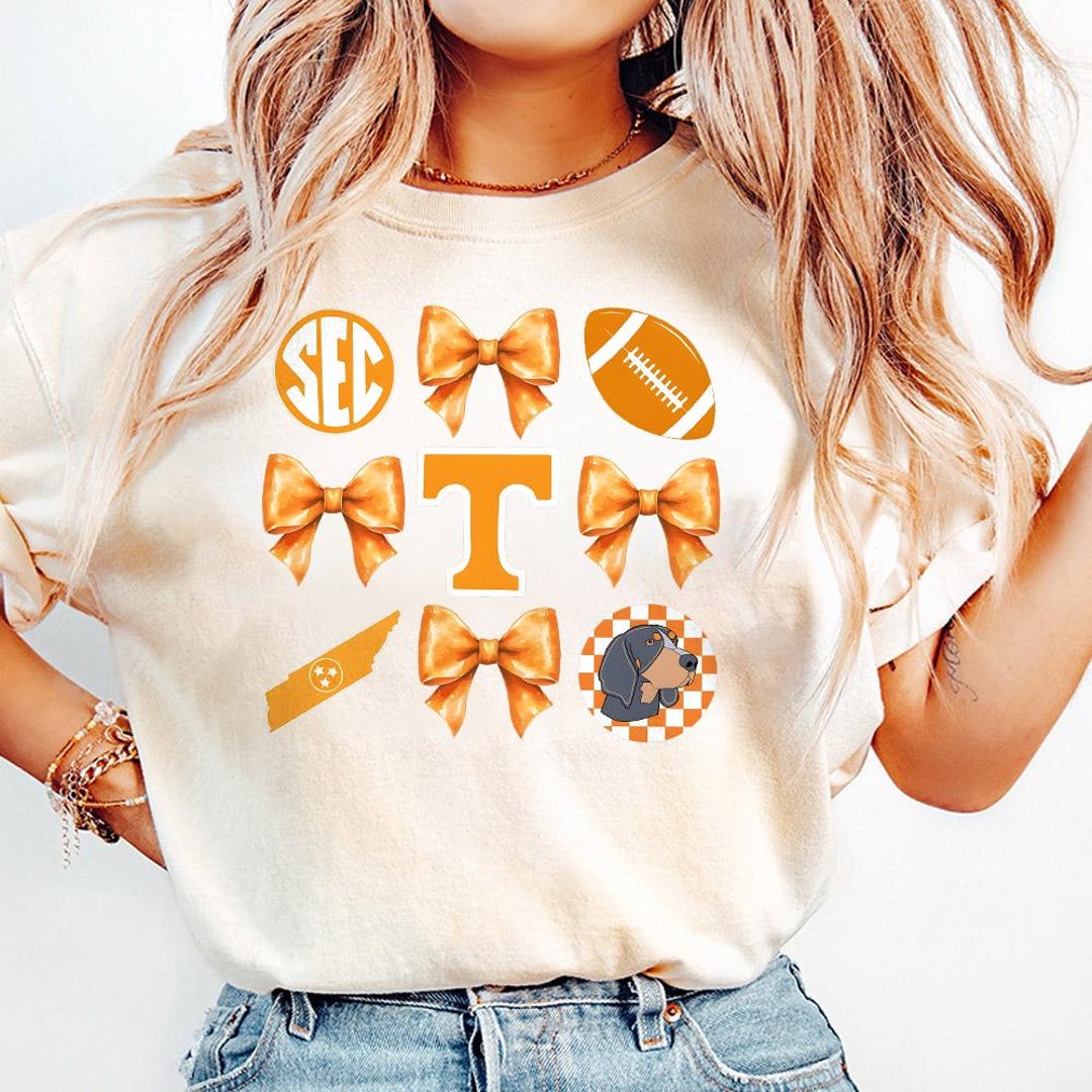 Tennessee Vols Shirt, Tennessee Coquette, Basset Hound Shirt, Football ...