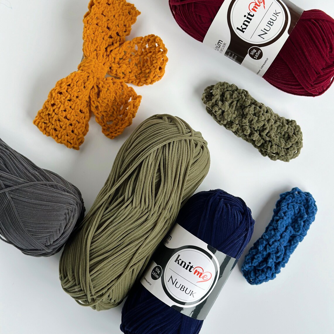 Knitme Nubuck, Knitting Yarn, Suede Yarn, Leather Look Yarn, Soft Yarn ...