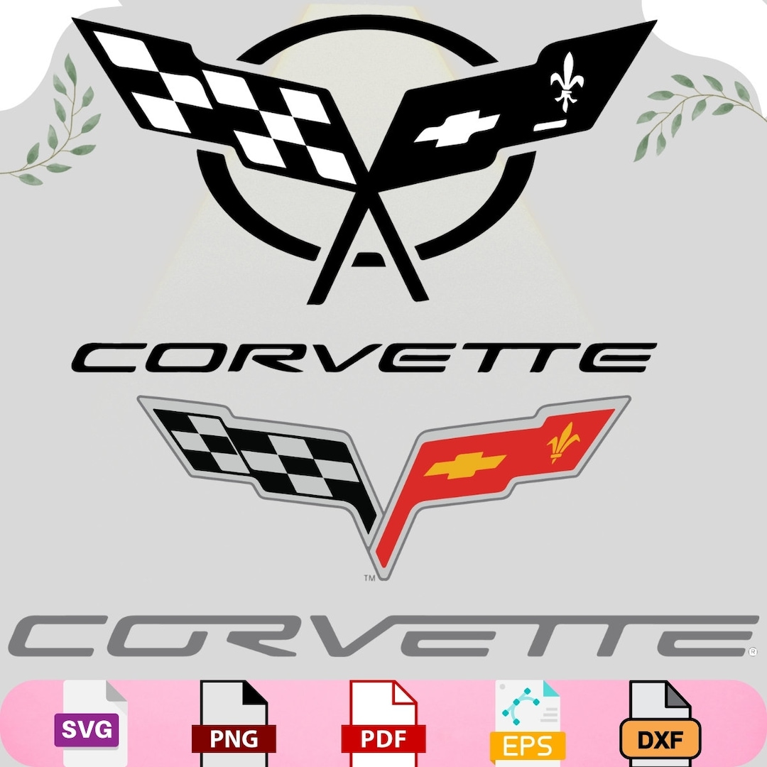 CORVETTE Logo, Svg Png Sticker Print Pdf, Tshirt, Shirt, Hoodie, Cupa ...