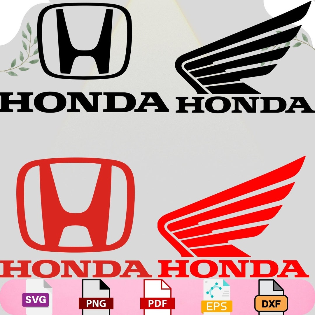 HONDA Logo, Svg Png Sticker Print Pdf, Tshirt, Shirt, Hoodie, Cupa ...