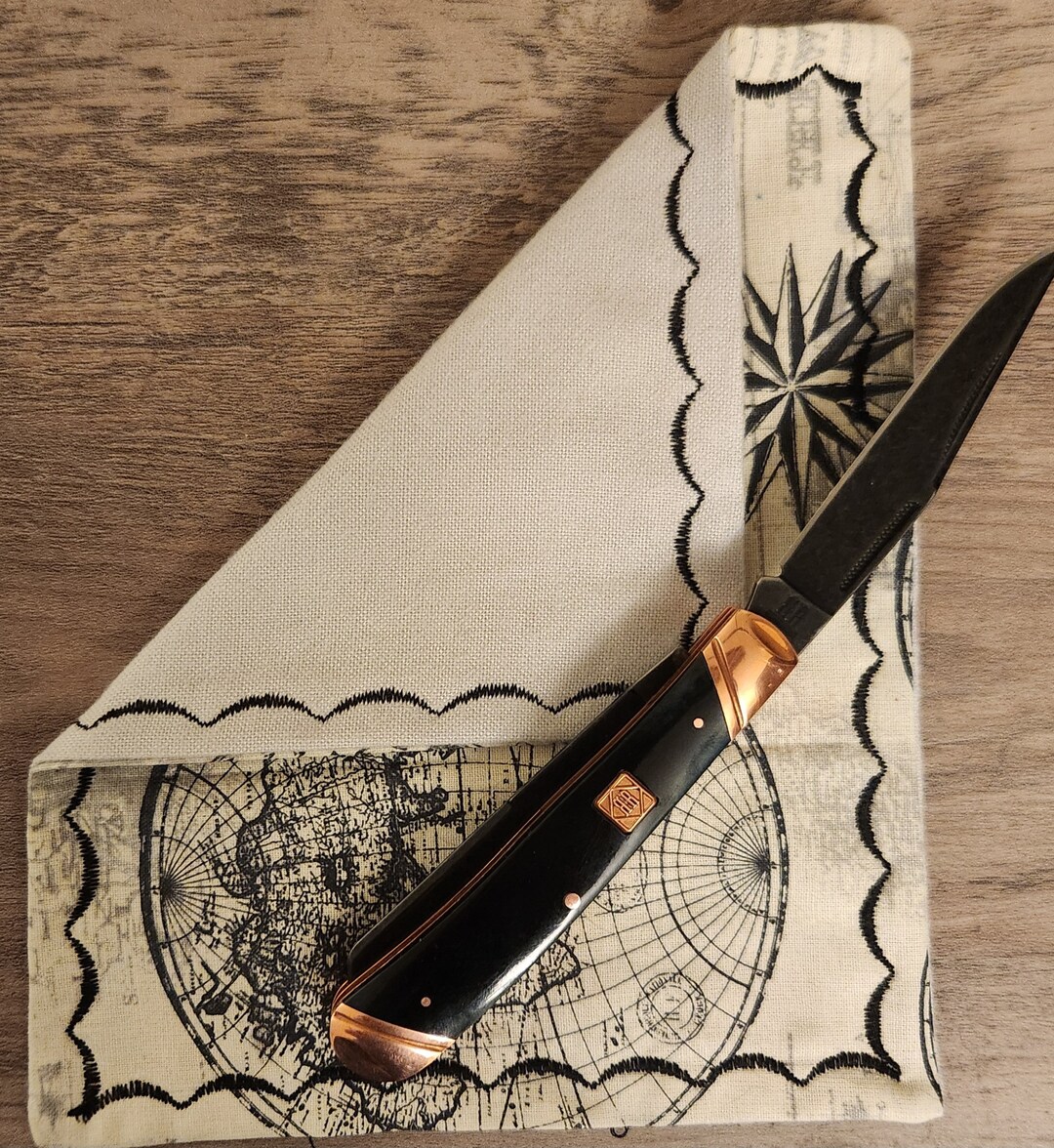 World Map & Star Compass Hank - Etsy