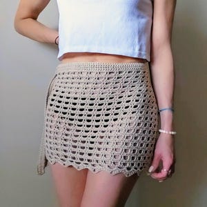 Beach Blossom Sarong Cover up Crochet Pattern PDF Easy Beginner - Etsy