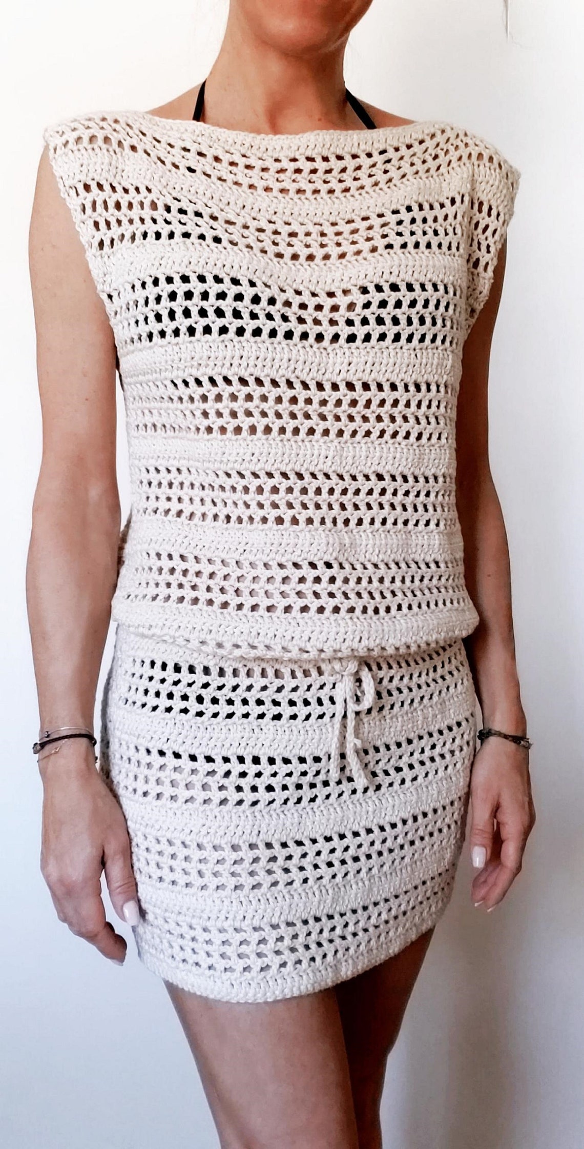 Beach Cover up Dress Crochet Pattern PDF - Etsy