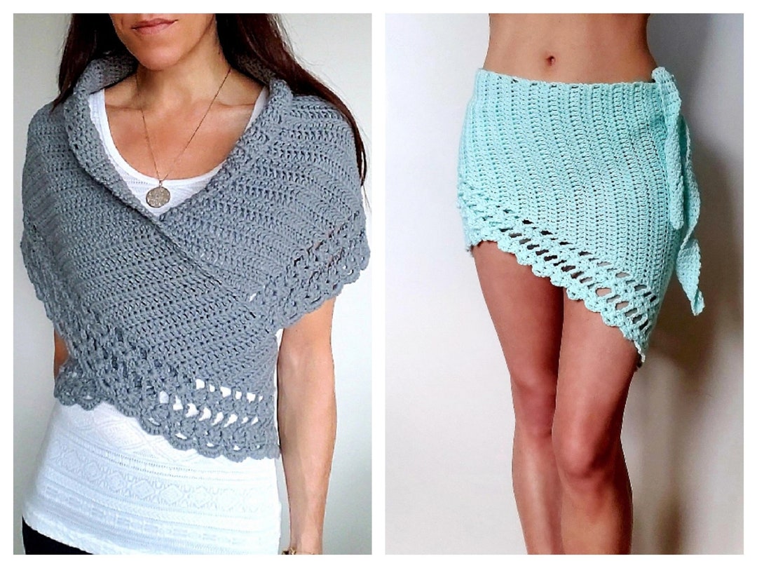 Wrap Around Sarong or Shawl Crochet Pattern PDF - Etsy