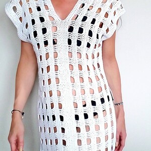 Beachcomber Cropped or Tunic Top Crochet Pattern PDF Beach Cover Up - Etsy