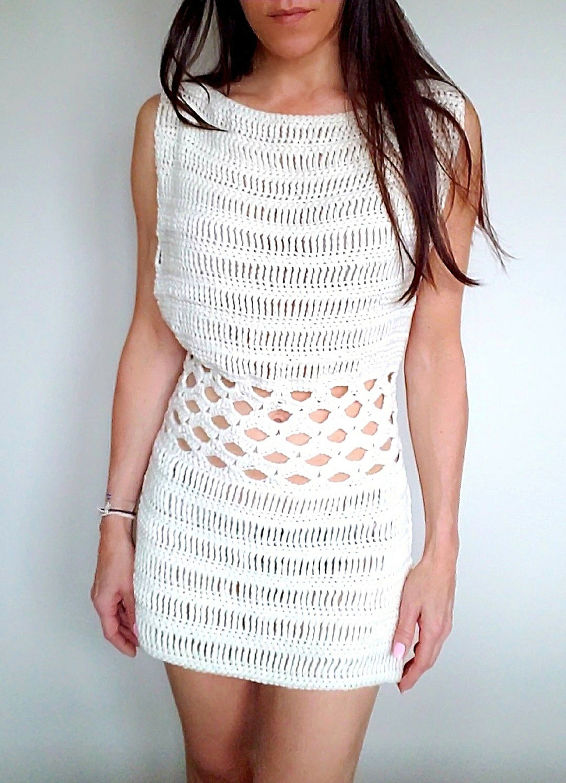 Fiesta Tunic Cover up Crochet Pattern PDF All Sizes Easy - Etsy