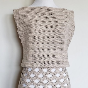 Fiesta Tunic Cover up Crochet Pattern PDF All Sizes Easy - Etsy