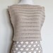 Fiesta Tunic Cover up Crochet Pattern PDF All Sizes Easy - Etsy