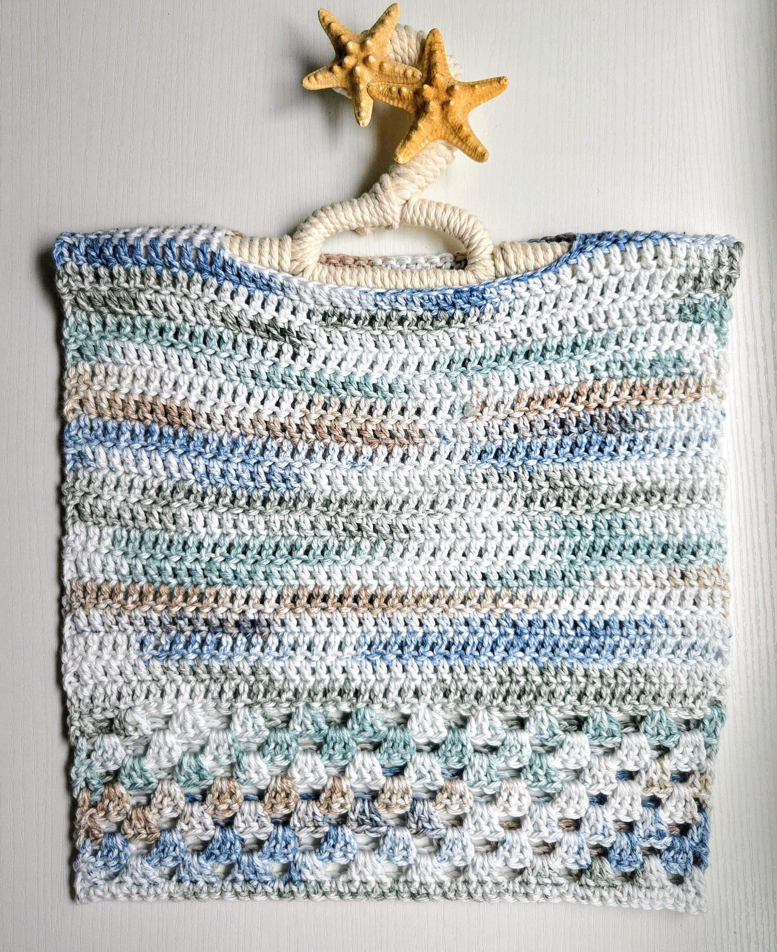 Cotton Spring Poncho Crochet Pattern PDF Easy - Etsy