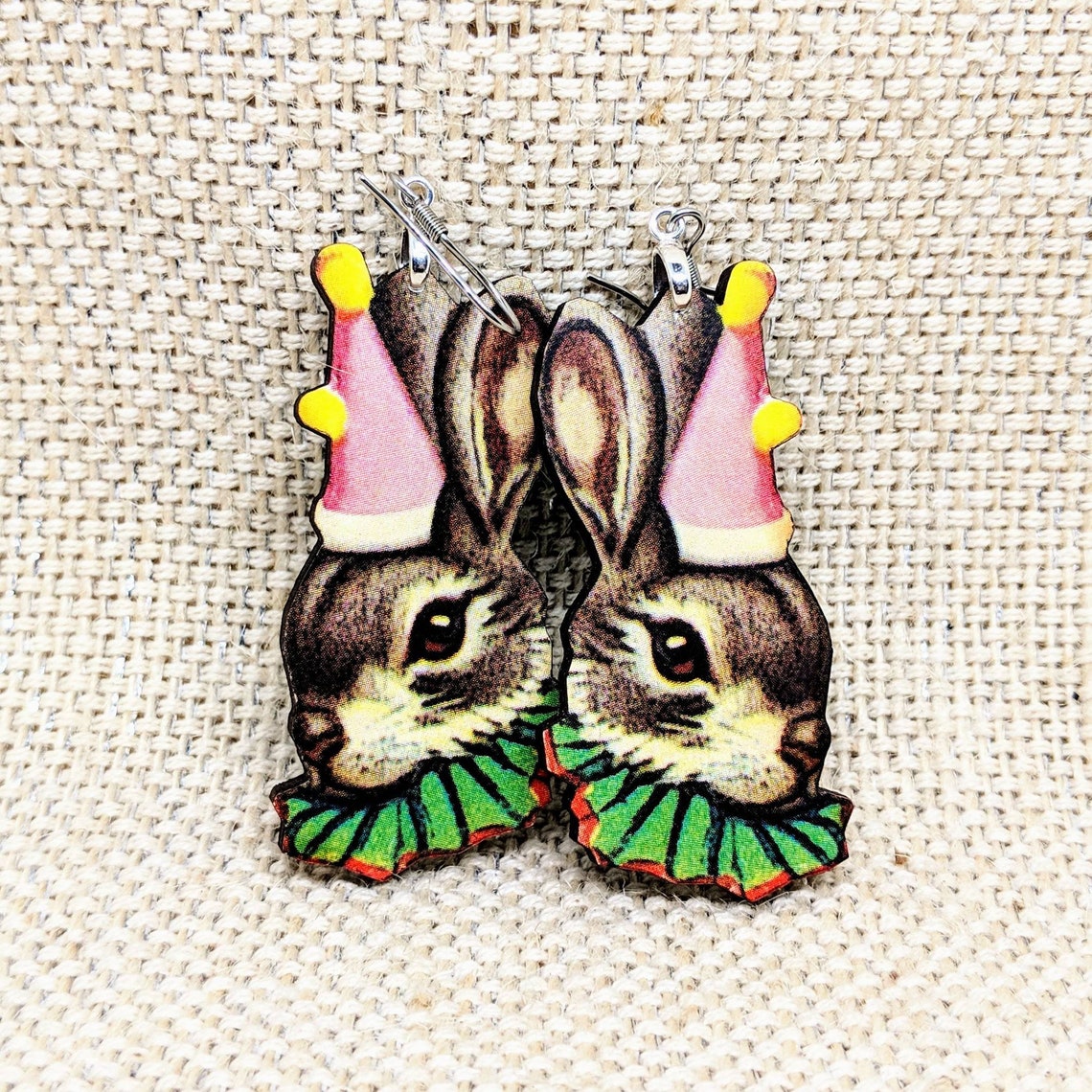 Bunny Earrings / Rabbit Earrings / Lucky Earrings / Animal - Etsy